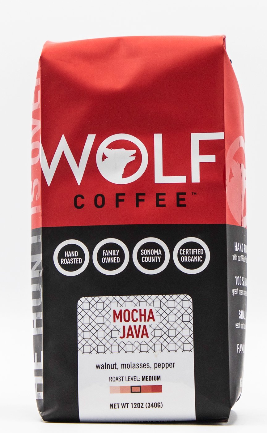 Buy Organic Mocha Java Coffee - Wolf Coffee Company - Wolf Coffee Co.